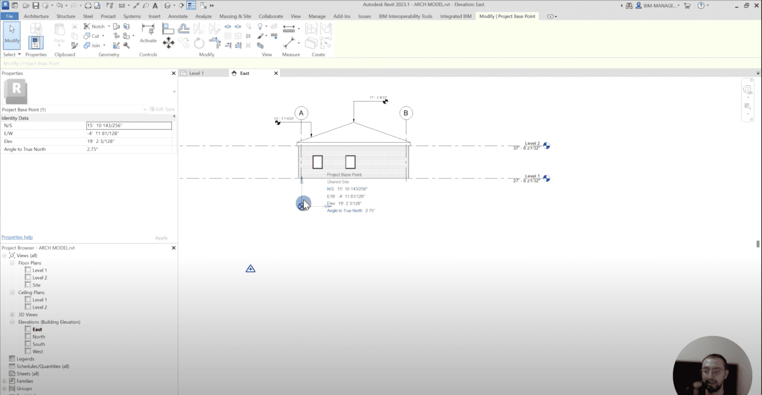 Understand How Spot Elevations Levels And Spot Coordinates Work With Revit Internal Origin